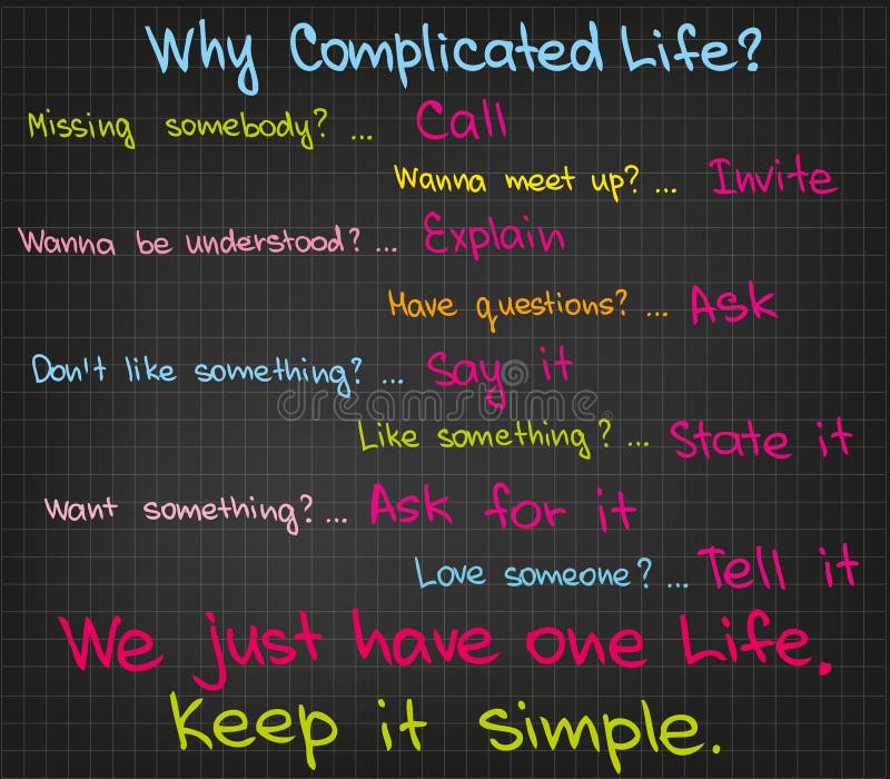 Complicated life stock vector. Illustration of achievement - 42990744