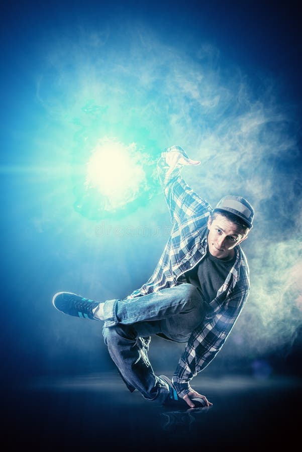 Dancer Jumping from Explosion Stock Image - Image of balance, athlete ...