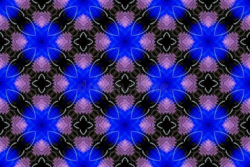 Complicated Pattern of Floral Design Stock Illustration - Illustration ...