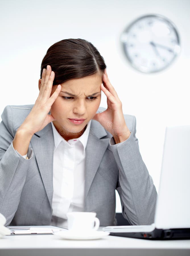 Complicated task stock image. Image of female, modern - 16553691