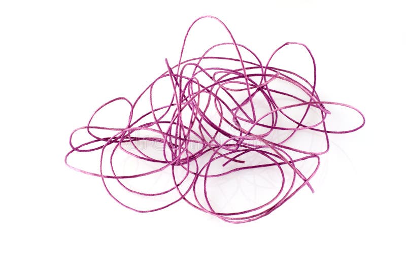 Bundle of Cables and Jack Plug Isolated on White Stock Photo - Image of ...