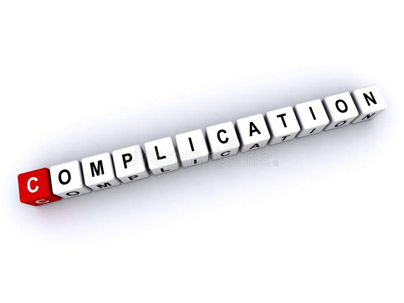 Complication stock vector. Illustration of sign, vector - 79543233