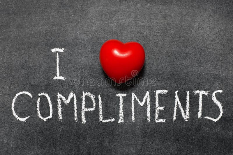 Compliments d'amour image stock. Image du positif, compliment - 43835699
