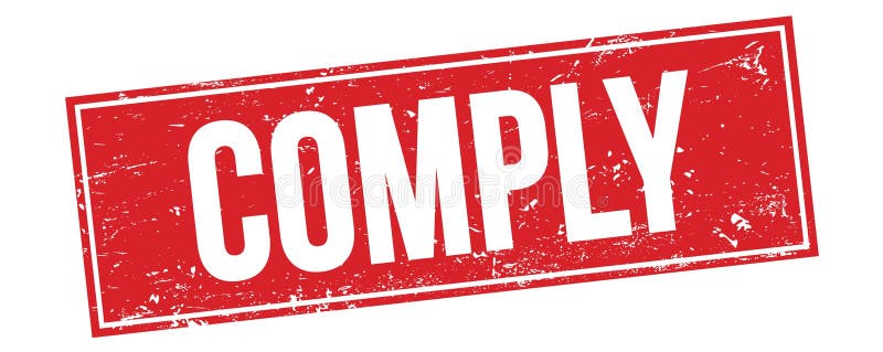 Comply Stock Illustrations – 1,432 Comply Stock Illustrations, Vectors ...