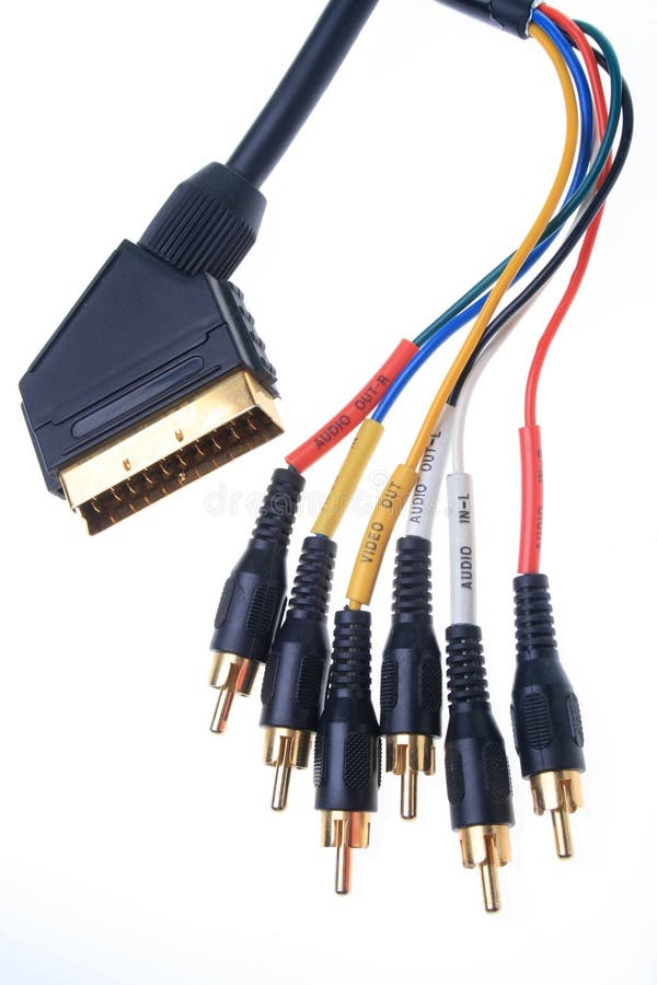 Computer cables stock photo. Image of connection, external - 6553808