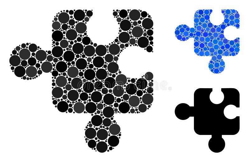 Component Composition Icon of Round Dots Stock Vector - Illustration of ...