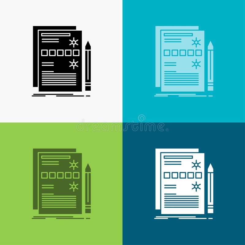 Component, Data, Design, Hardware, System Icon Over Various Background ...