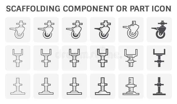 Component Part of Scaffold, Staging Vector Icon. Stock Vector ...