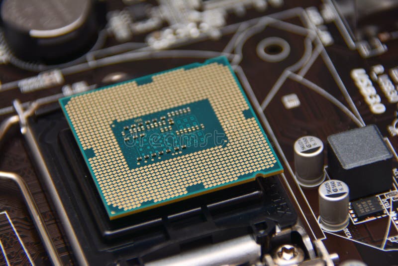 Componentes De Ordenador, CPU Foto de archivo - Imagen de gigabyte ...