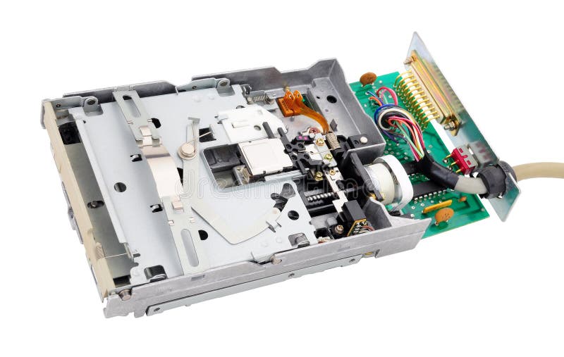 Componenti Hardware Unità Floppy Esterna Fotografia Stock - Immagine di ...