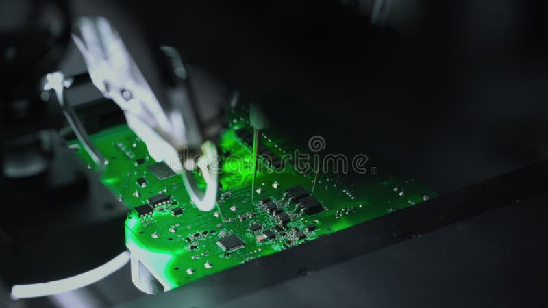 Components on Circuit Board. Graphics Processing Unit, GPU Processor ...