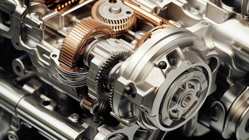 Components Comprising a Technical Engine S Intricate Design.AI ...