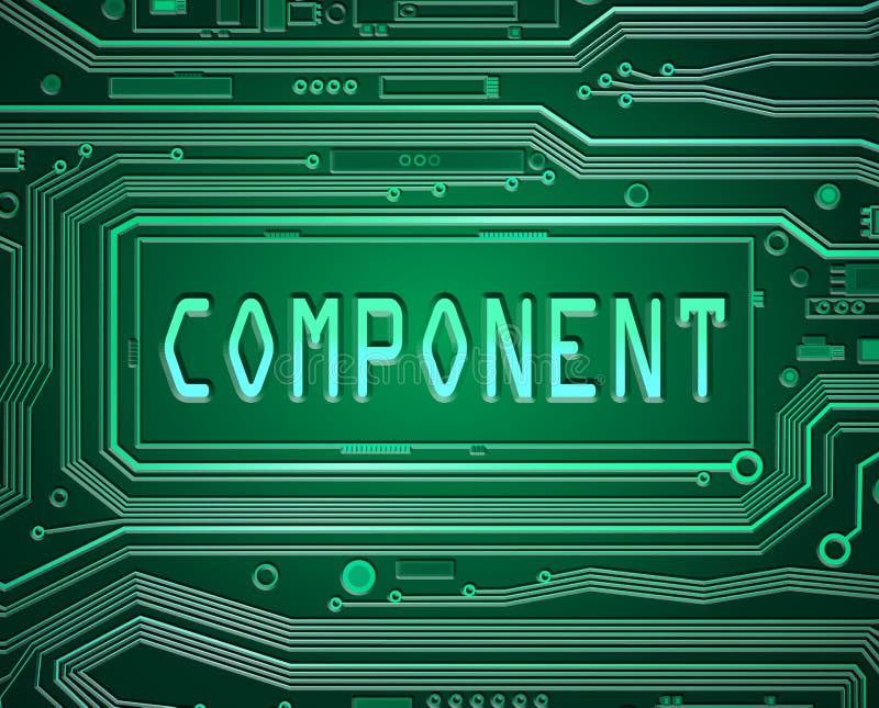 Components concept. stock illustration. Illustration of equipment ...