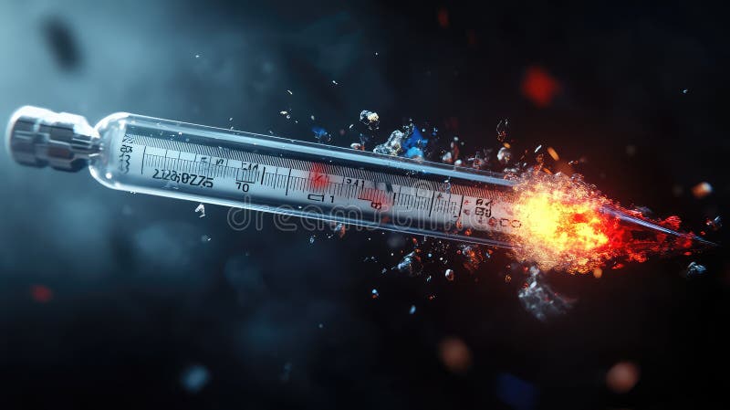Components Realistic 3d Exploded View of a Thermometer Stock ...