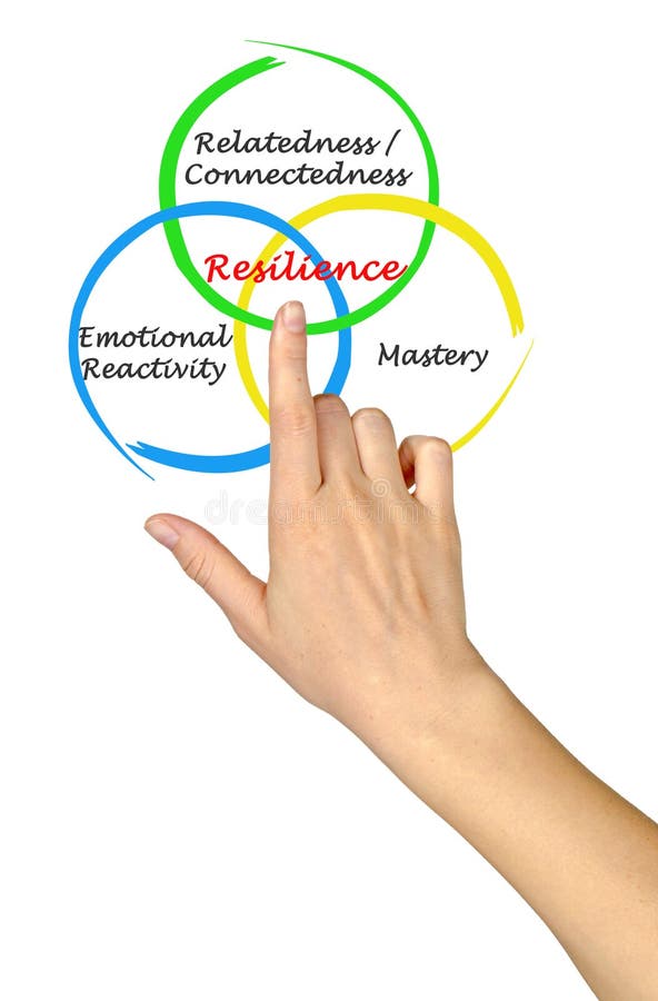 Components of Resilience Cycle Stock Photo - Image of resilience, four ...