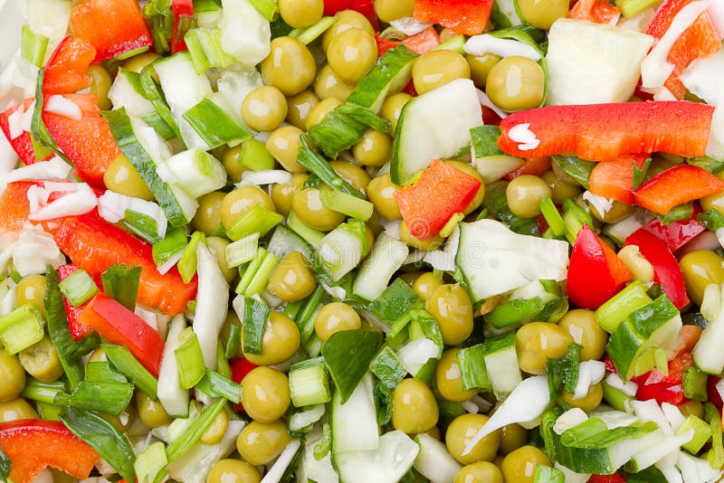 Components of salad stock photo. Image of vegetable, people - 24171792