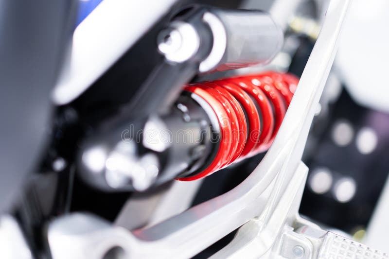 Components and Structure of Modern Motorcycle Suspension Systems Red ...