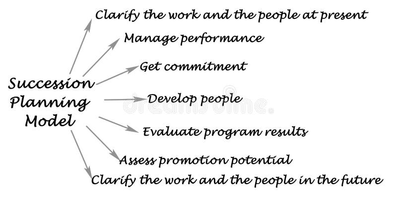 Succession Planning Model stock illustration. Illustration of ...
