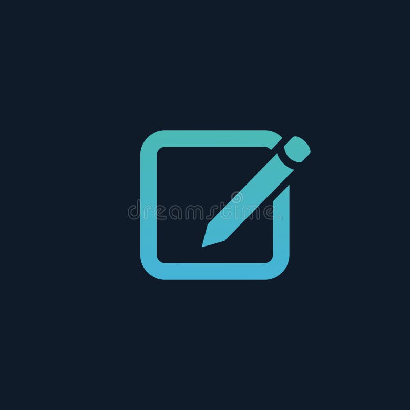 Compose Email , Mail or Message Icon for Apps and Websites. Stock ...