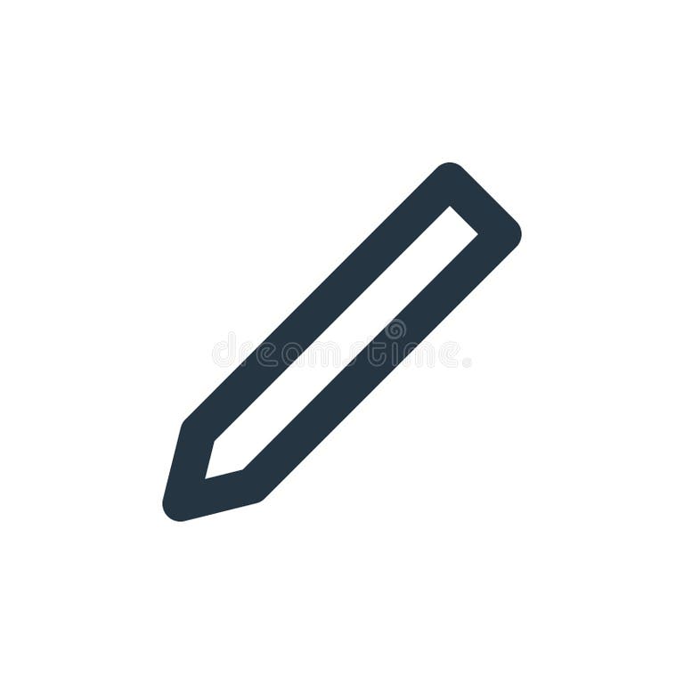 Composed Vector Icon Isolated on White Background. Outline, Thin Line ...