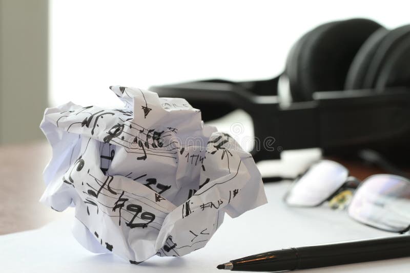 Composing Music Concept with Shallow DOF Stock Photo - Image of ...