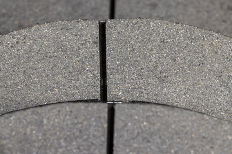 Composite Brake Pads for Car Brake System Stock Image - Image of seam ...