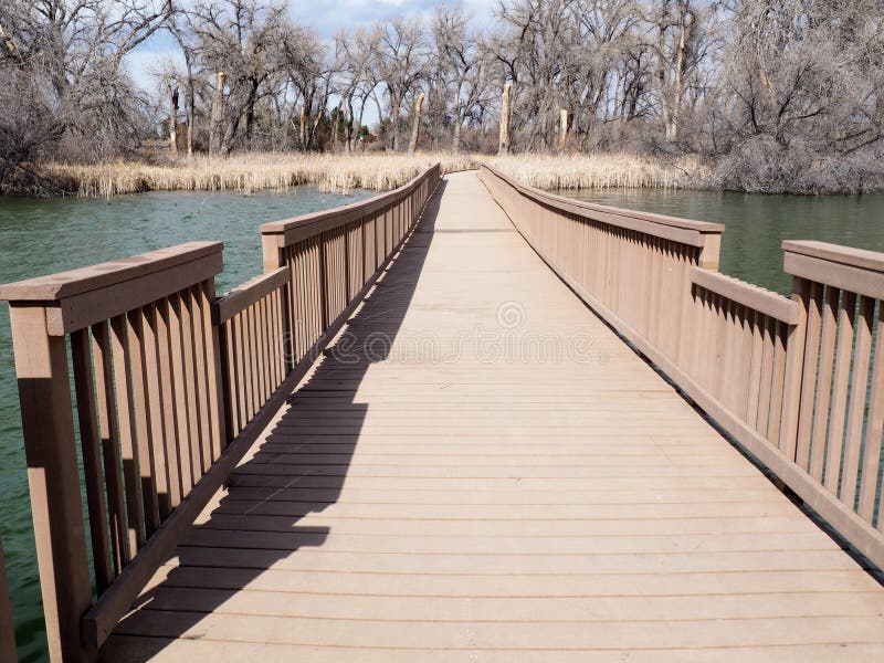 Composite deck walkway stock photo. Image of maintenance - 113807566