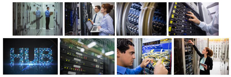 Four servers stock image. Image of advanced, computer, modern - 386989