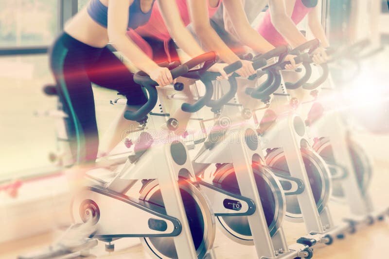 Spinning Class Stock Illustrations – 188 Spinning Class Stock ...