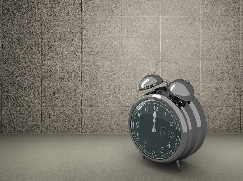 Composite Image of Alarm Clock Counting Down To Twelve Stock ...