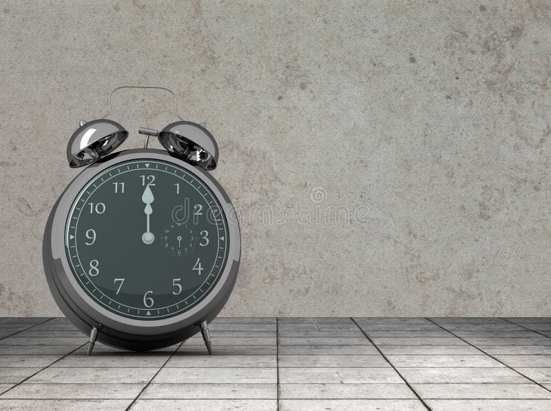 Composite Image of Alarm Clock Counting Down To Twelve Stock ...