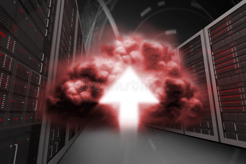 Grey servers stock illustration. Illustration of computer - 1886525