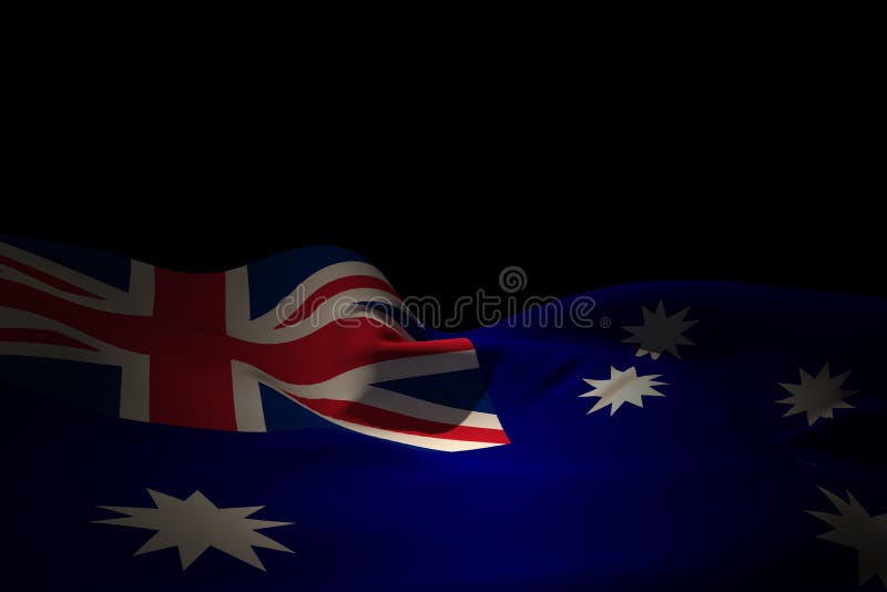 Composite Image of Australia Flag Waving Stock Illustration ...