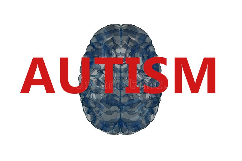 A Composite Image of Autism Stock Illustration - Illustration of word ...