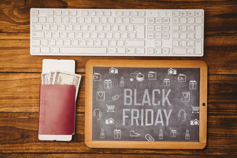 Composite Image of Black Friday Advert Stock Illustration ...