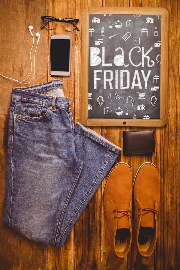 Composite Image of Black Friday Advert Stock Illustration ...