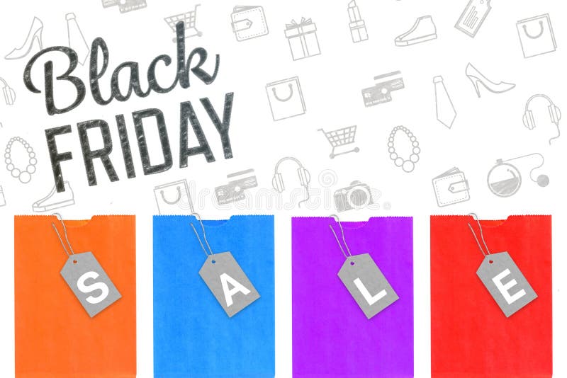 Composite Image of Black Friday Advert Stock Illustration ...