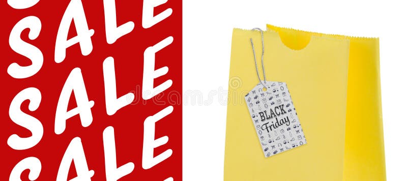 Composite Image of Black Friday Advert Stock Illustration ...