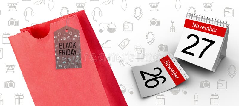 Composite Image of Black Friday Advert Stock Illustration ...
