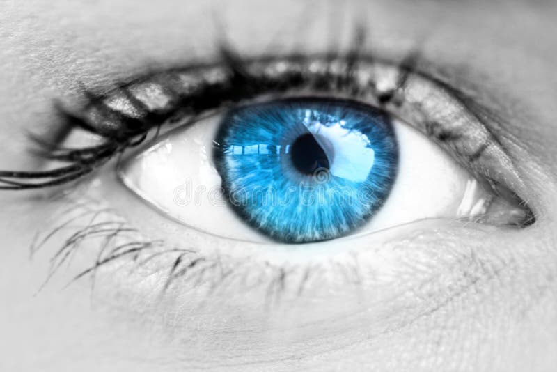 Composite Image of Blue Eye Stock Photo - Image of vignette, wallpaper ...