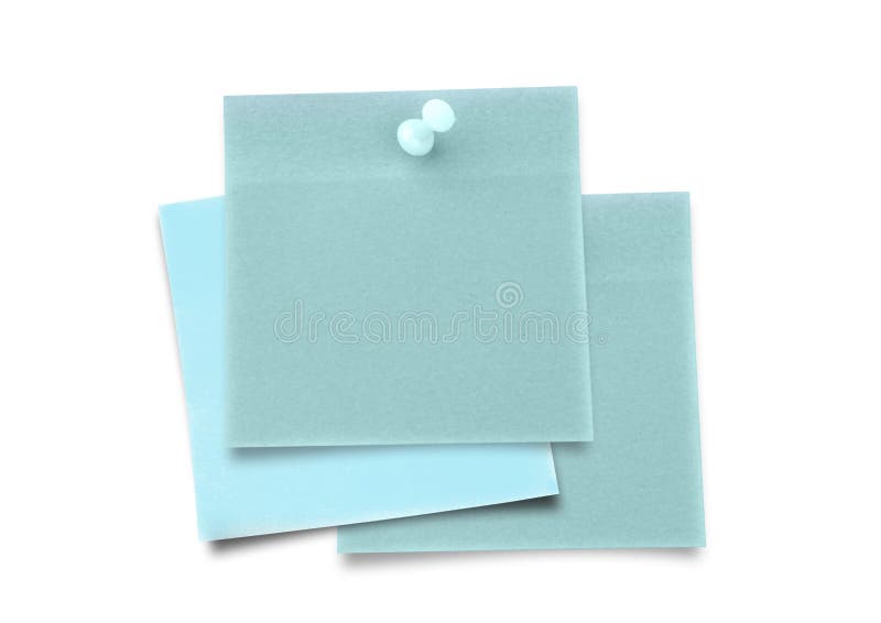 Composite Image of Blue Sticky Note Stock Image - Image of full, blue ...