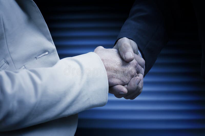 Composite Image of Business People Shaking Hands Stock Photo - Image of ...