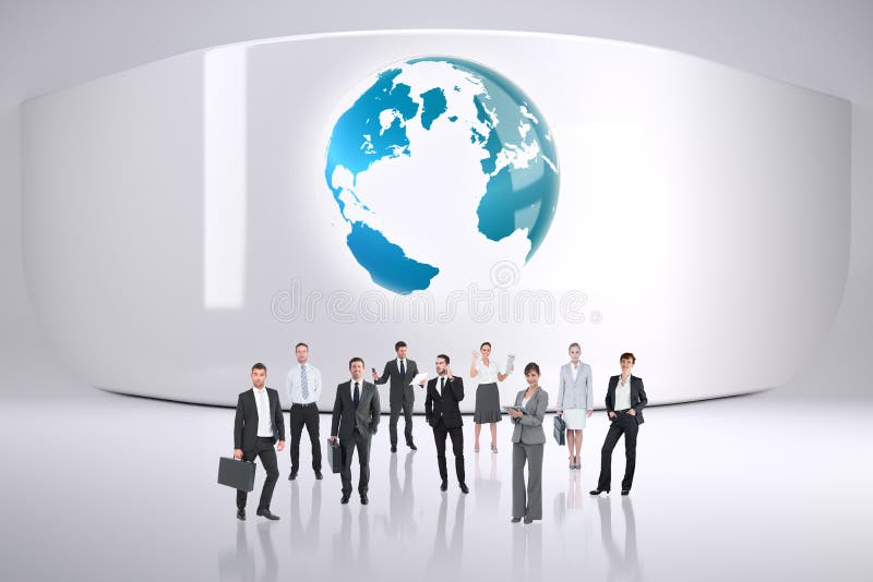 Composite Image of Business Team Stock Image - Image of abstract ...