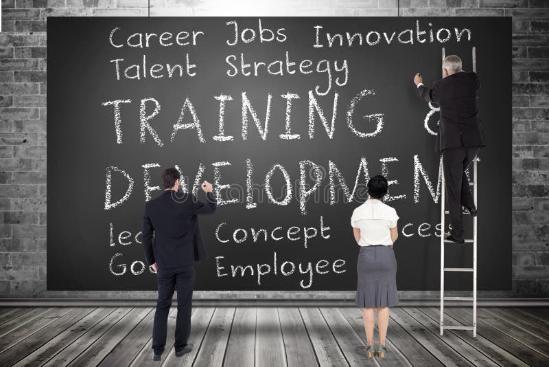 Composite Image of Business Team Writing Stock Image - Image of : 56692829