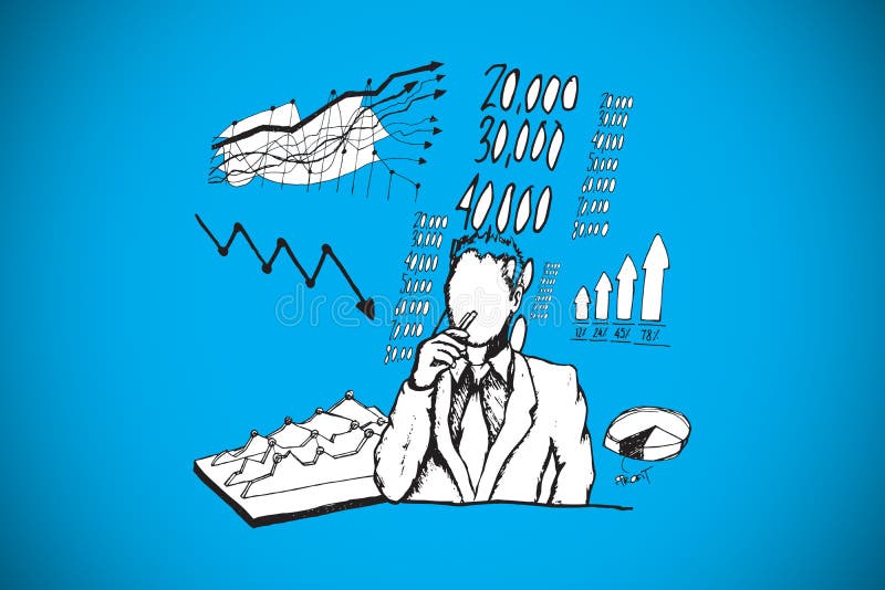 Big Data Doodle Illustrations Stock Vector - Illustration of network ...