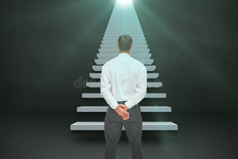 Composite Image of Businessman Turning His Back To Camera 3d Stock ...