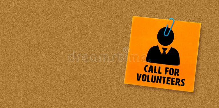 Composite Image of Call for Volunteers Stock Illustration ...