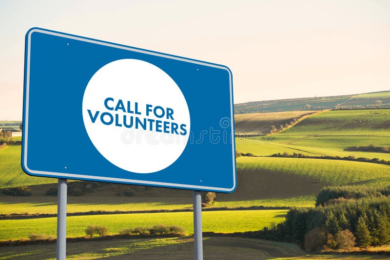 Composite Image of Call for Volunteers Stock Illustration ...