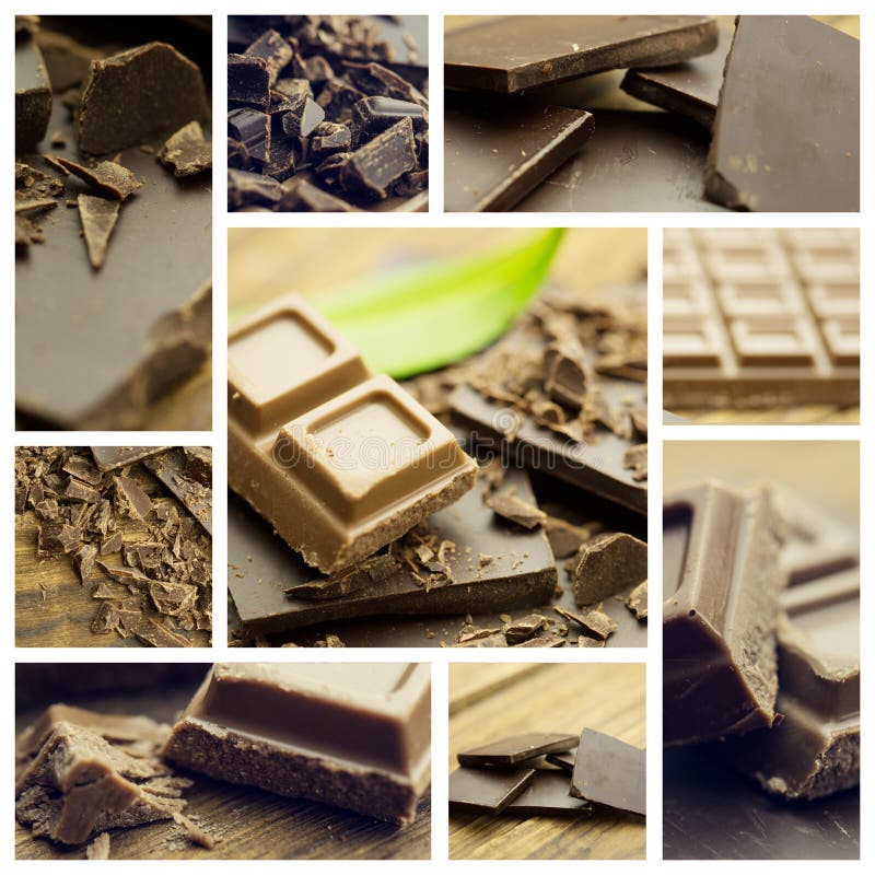 Composite Image of Chocolate Stock Illustration - Illustration of ...
