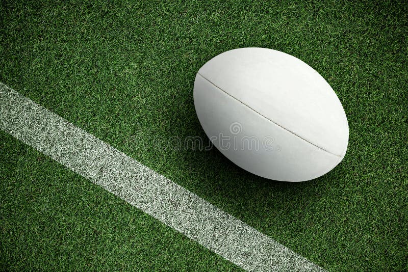 Composite Image of Close-up of Rugby Ball Stock Photo - Image of ...